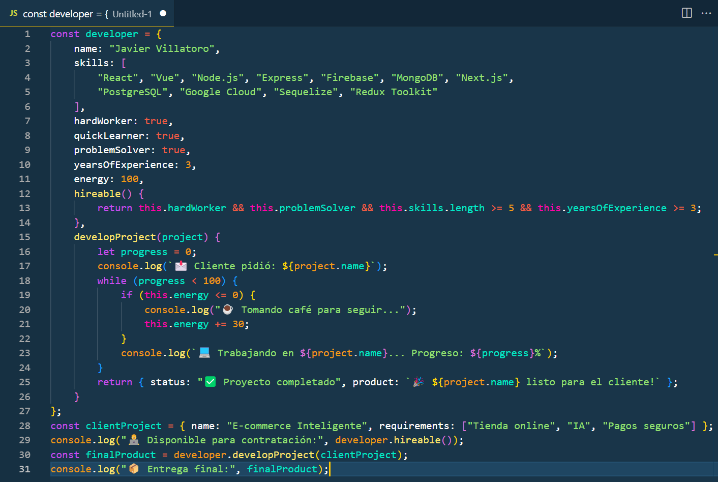 Javier Villatoro | FullStack Developer